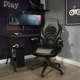 Staples Vortex Emerge Gaming Chair, Black and Grey, Adjustable Arms ...