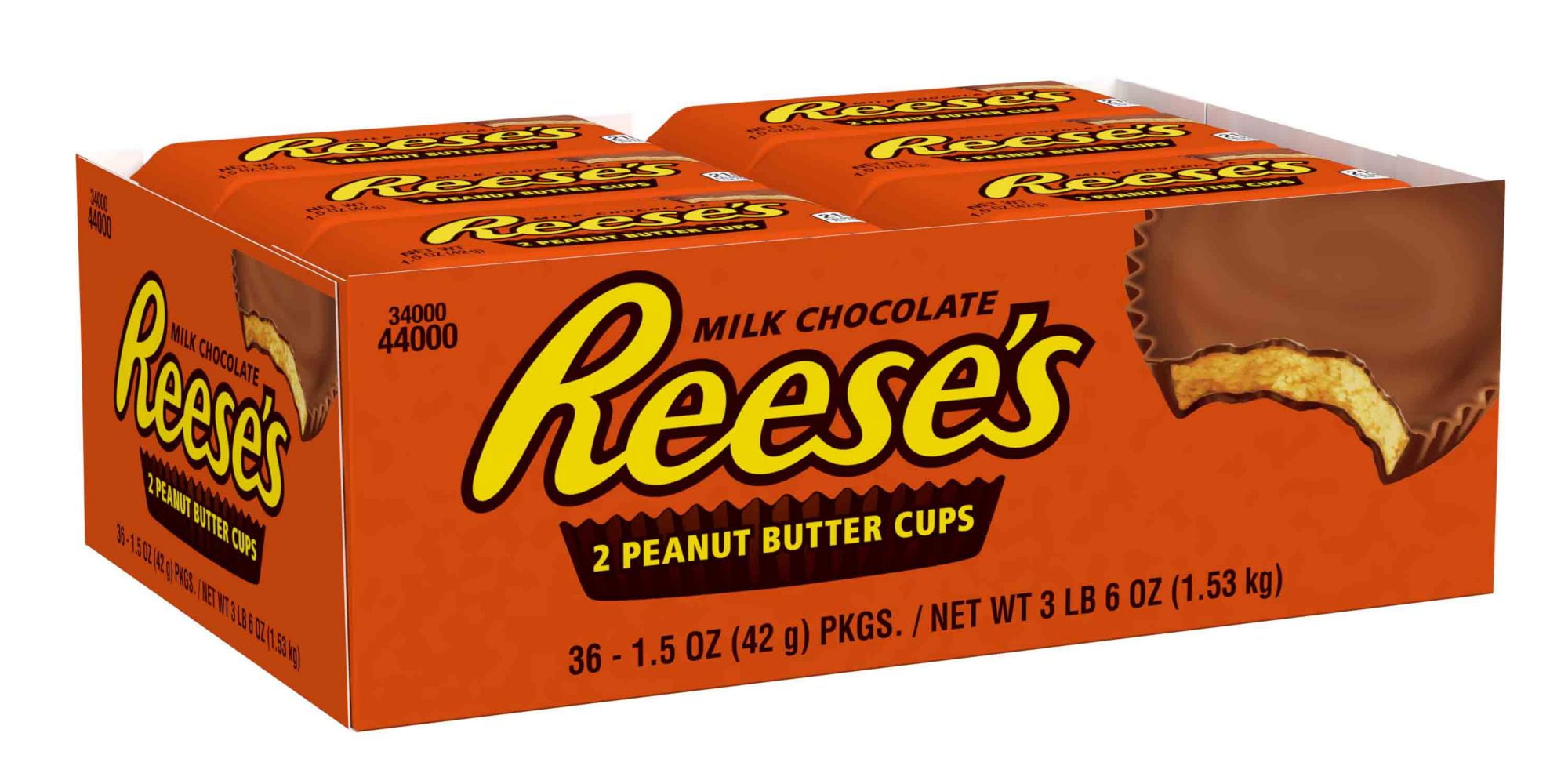 Product Of Hershey's Reese's Peanut Butter Cups 36 ct. - Walmart.com