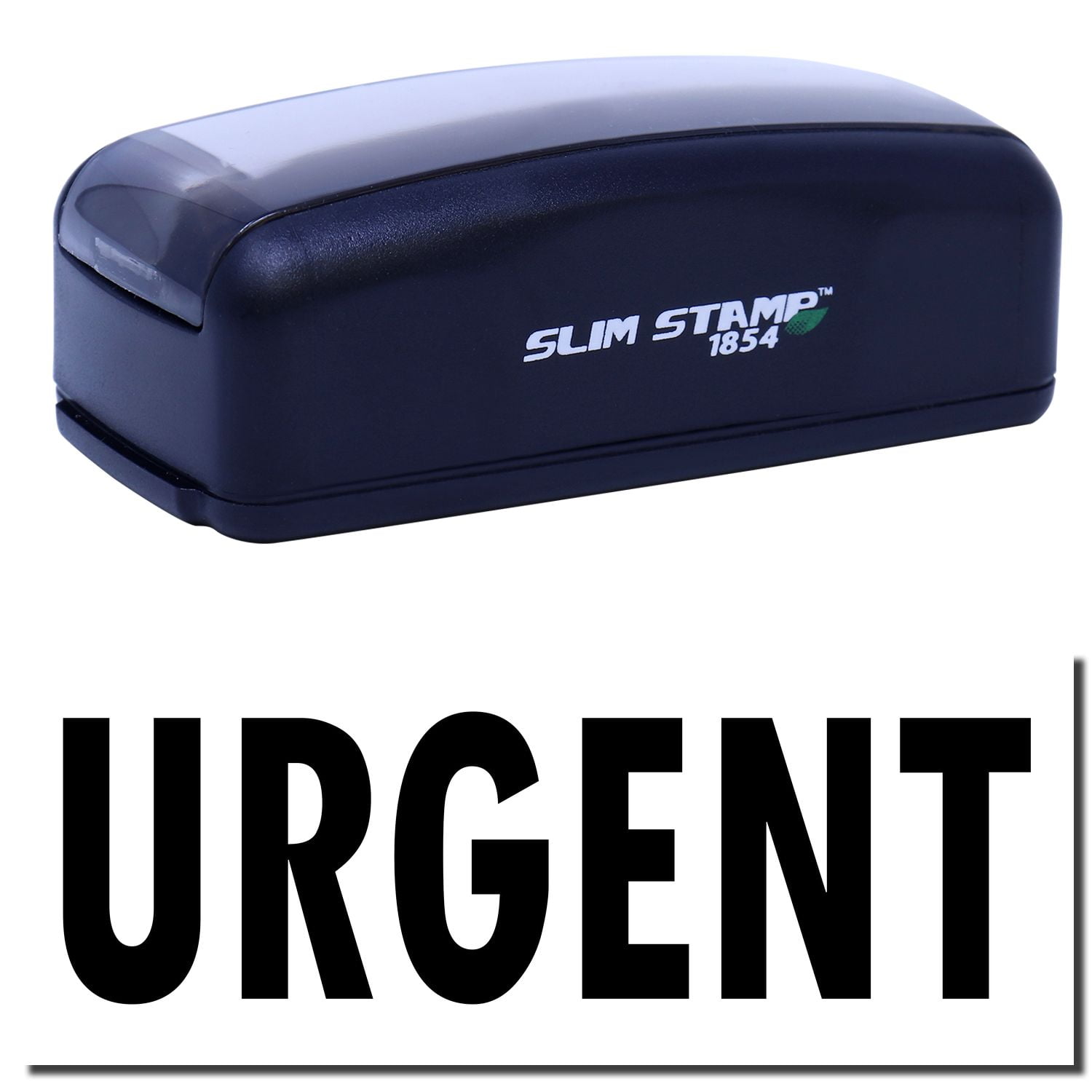 Large Pre-Inked Urgent Stamp, Slim 1854, Ultra Slim Design, Impression ...