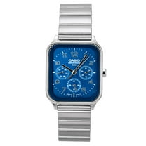 Casio Standard Analog Stainless Steel Blue And White Dial Quartz MTP ...