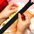 ELAYARD Nylon Zipper for DIY Projects - Black, Creative Design, Easy to ...