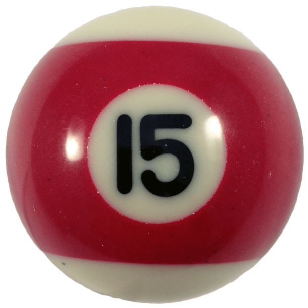 1-1/2" Mini Pool Ball Individual Replacement - #15 Ball - Walmart.com