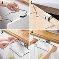 1 Pc Super Garbage Storage Bags Rack, Happon Hanging Stainless Steel ...
