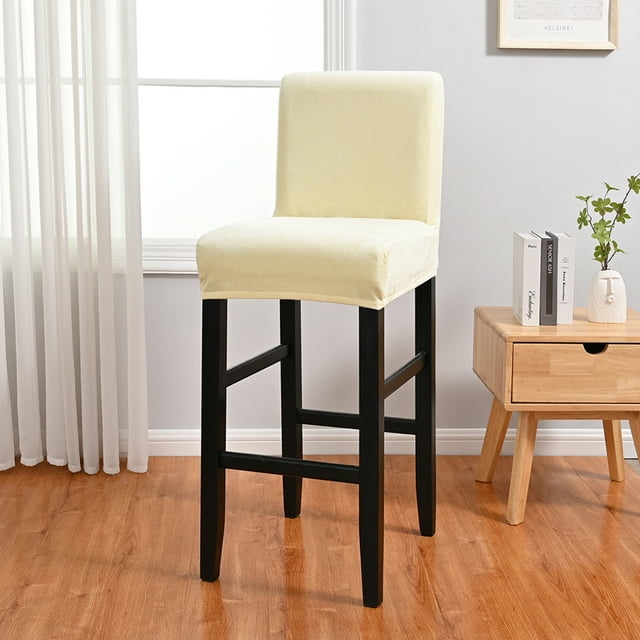 Rosnek Bar Stool Covers, 4 Pack Stretch Bar Stool Covers Chair ...