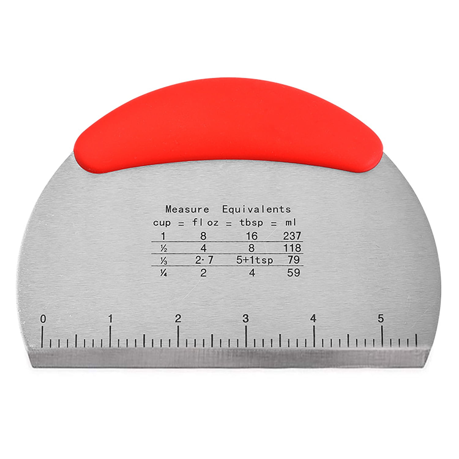 Dough Scraper Chopper, SHX Stainless Steel Dough Cutter With Grip ...