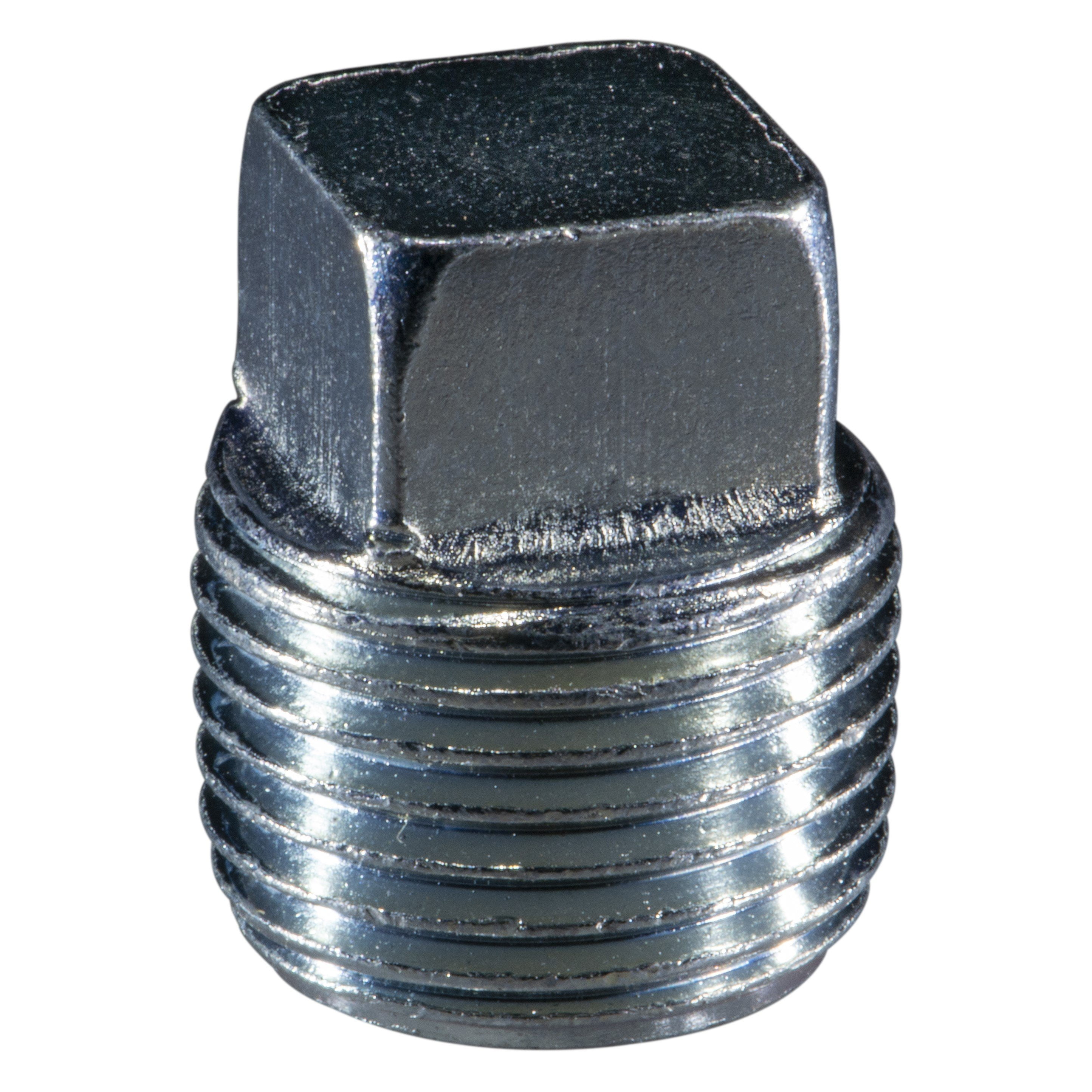 1/2IP Steel Square Pipe Plugs (2 pcs.) - Walmart.com
