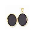 14k Footprints Locket in 14k Yellow Gold w/ Rhodium Plating - Walmart.com