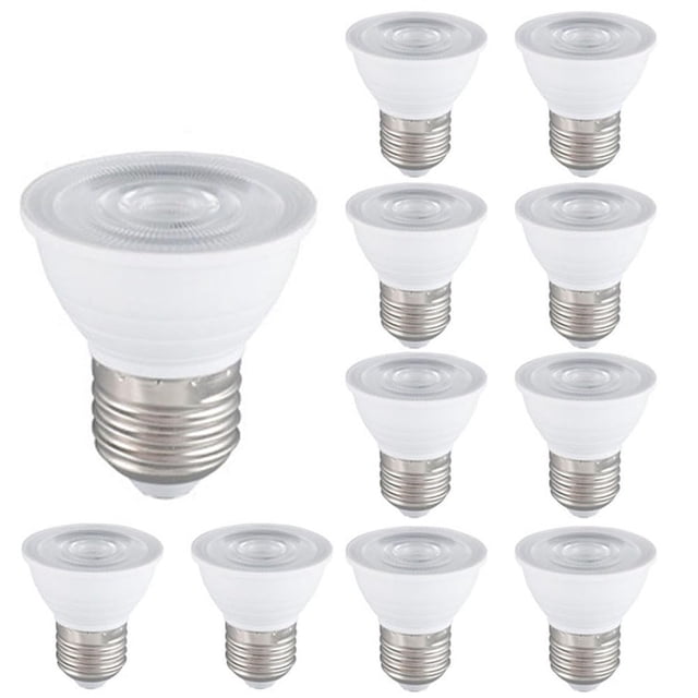PAR16 LED Light Bulb Short Neck,Dimmable,5W, 500LM, LED Flood Lights ...