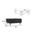 DEPOT E-SHOP Athens Coffee Table - Walmart.com