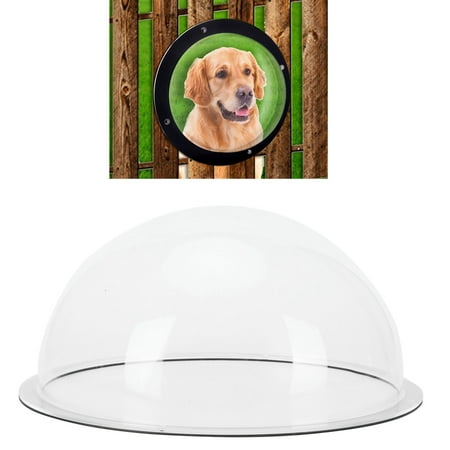 Tbest Dog Fence Window,Dog Fence Window Backyard Transparent Semicircle ...