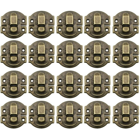 YERDGARY Latch Boxes Small Size Retro Metal Clasp Locking Hasp Vintage ...