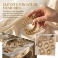 12Pcs Mini Gold Picture Frames, Antique Small Resin Frames for Jewelry ...