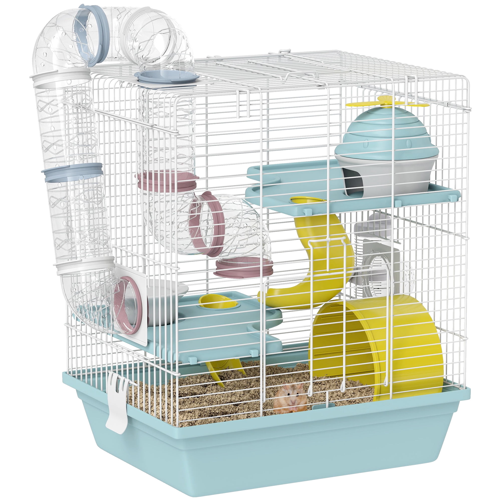 Click here for Pawhut Hamster Cage  Gerbil Cage With Exercise Whe... prices