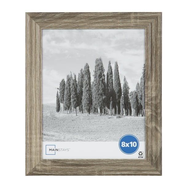 Mainstays Traditional 8x10 Rustic Gray 1.2" Gallery Wall Frame ...