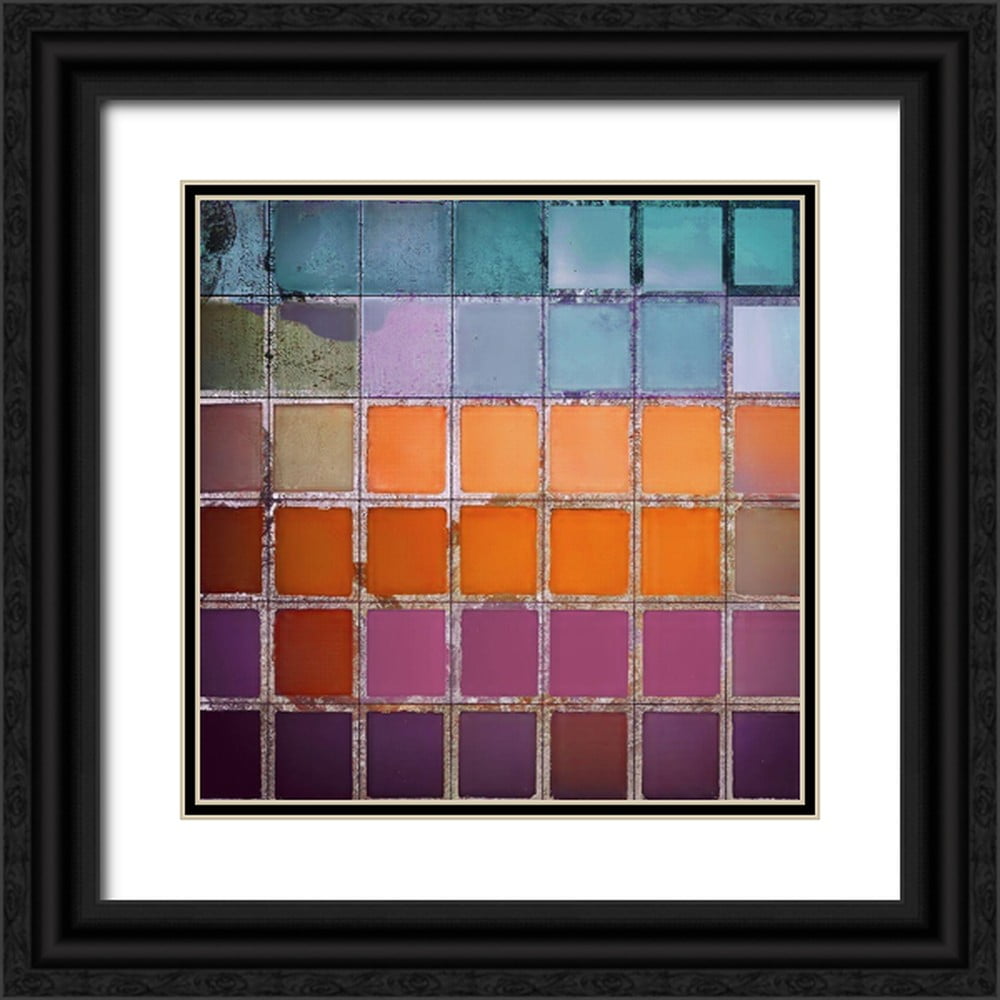 Sommers, Mindy 15x15 Black Ornate Wood Framed with Double Matting ...