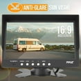 Pyle PLCMTR71 Commercial-Grade Backup Camera System with 7" Monitor and ...