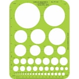 Pacific Arc - Circles Radius Master Template Guide - From 1/2 Inch to 3 3/4 Inch Radius and 36 ...