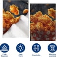 Chicken Nugget Flannel Throw Blanket 60x80 Inch, Realistic Fried Chick ...