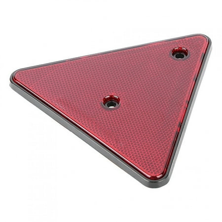 Vehicle Reflector,Safty Rear Triangle Red Triangular Reflector Red ...
