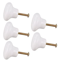 10 Pcs Drawer Pull Handles Round Cabinet Knobs Vintage Ceramic Door ...