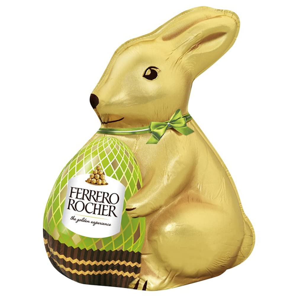 Ferrero Rocher Chocolate Easter Bunny with Hazelnut Chips Assorted ...