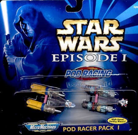 Star Wars Episodeimicro Machine Pod Racingpod Racer Pack 1 - Walmart ...