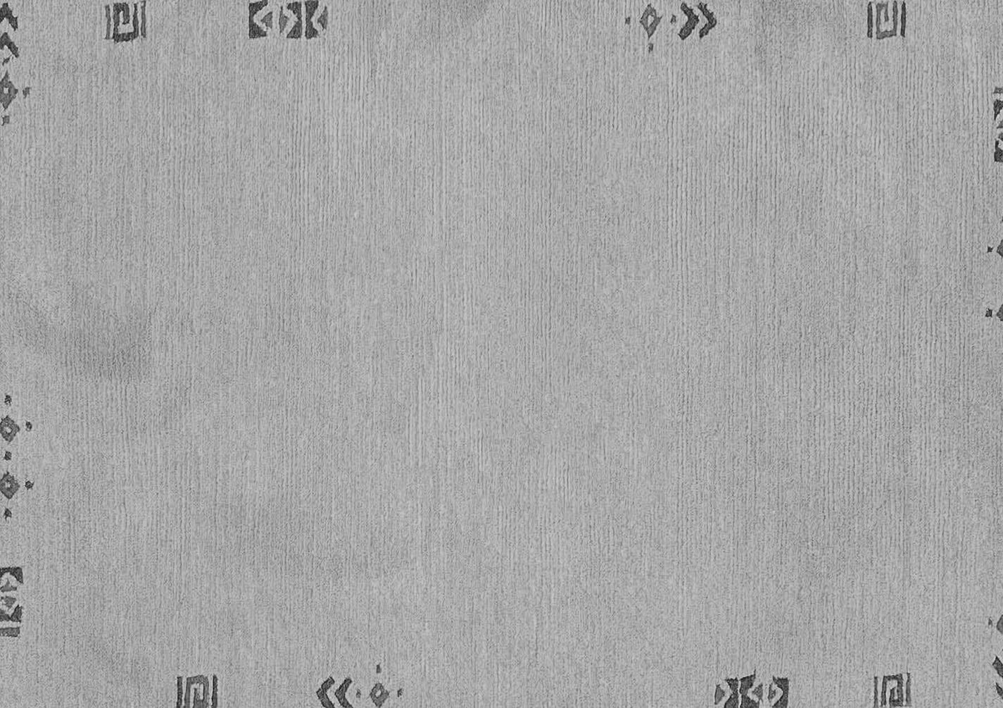 Ahgly Company Indoor Rectangle Abstract Gray Modern Area Rugs, 2' x 5 ...