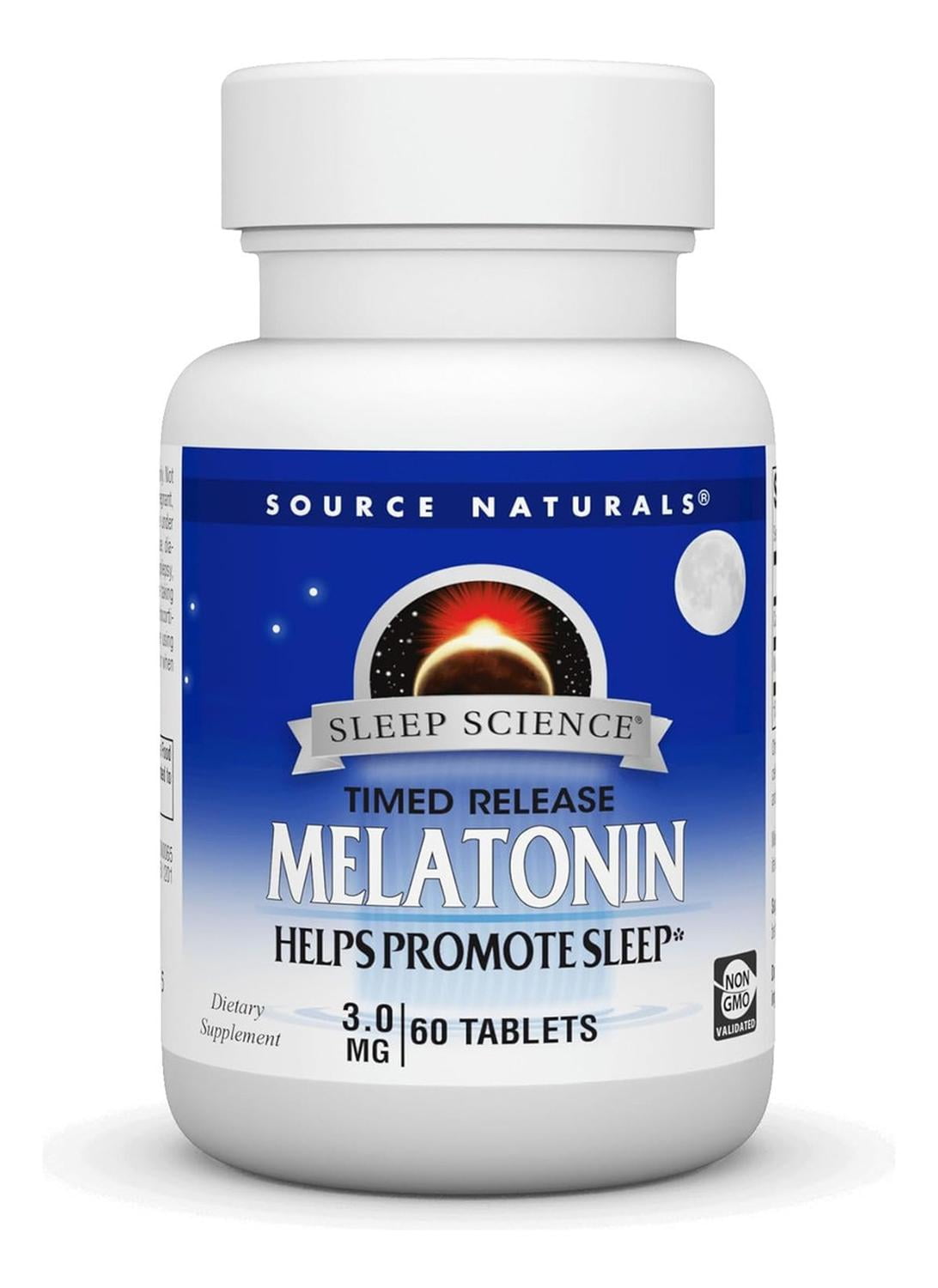 Melatonina Source Naturals 3mg 60 Tabletas | Walmart en línea
