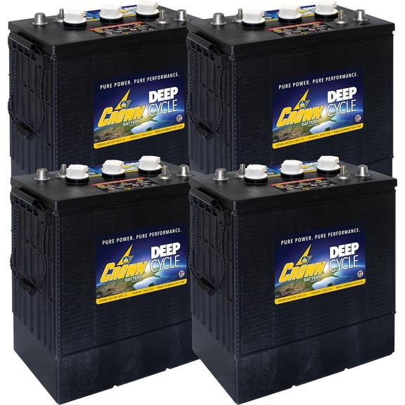 Title: Crown CR-330 6V Flooded Lead Acid Deep Cycle Battery – 330Ah ...