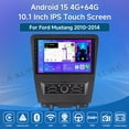 4+64GB Android 15 Car Radio for Ford Mustang 2010-2014, 10.1" Car ...