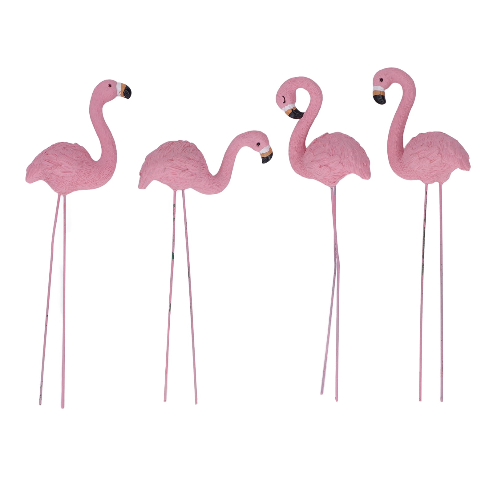 Click here for Liyjtk 4 Pcs Pink Flamingo Garden Statue Fine Deta... prices