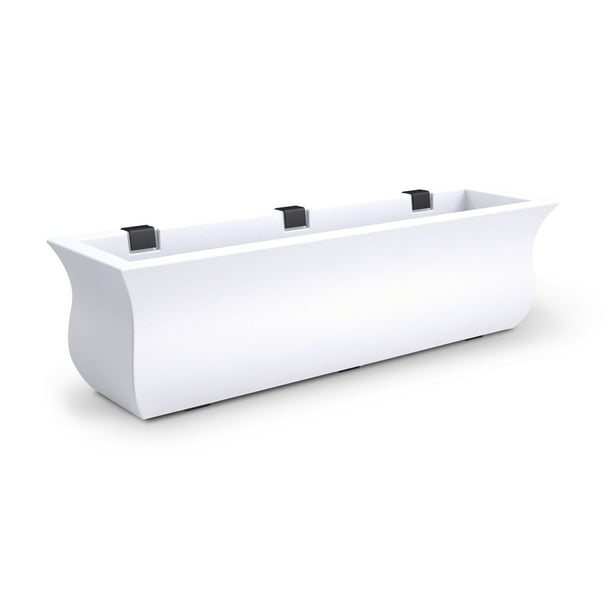 Mayne Valencia 36" x 10" x 10" Self-Watering Polyethylene Window Box ...