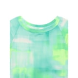 Athletic Works Girls Active Tee with Short Sleeves, Sizes 4-18 & Plus ...