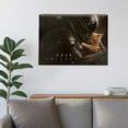 2026 Alien and Cat Wall Calendar Stunning Sci - Fi Art Must - Have for ...