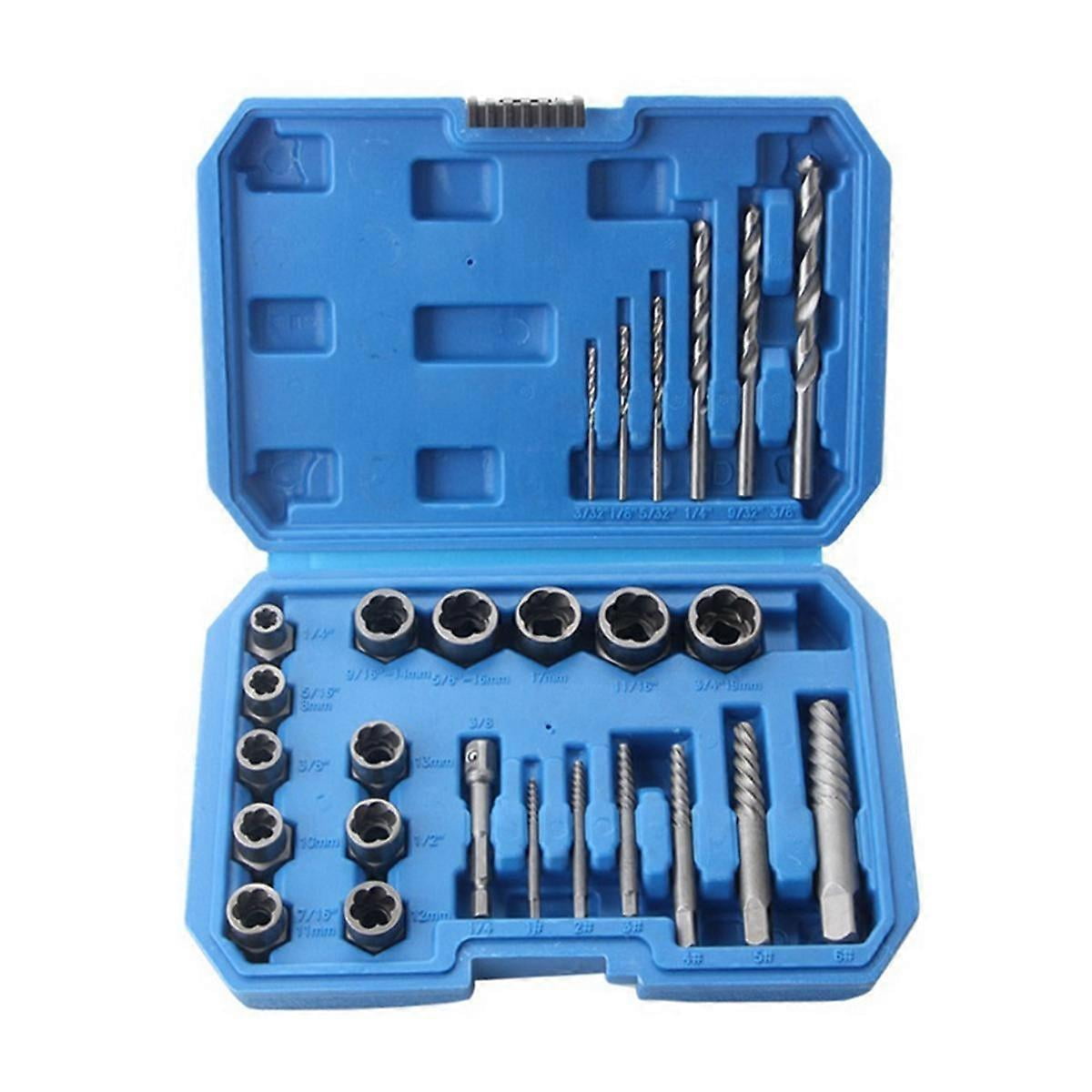 26-Piece Hex Screw Tool Sleeve Broken Wire Extractor is Used to Remove ...