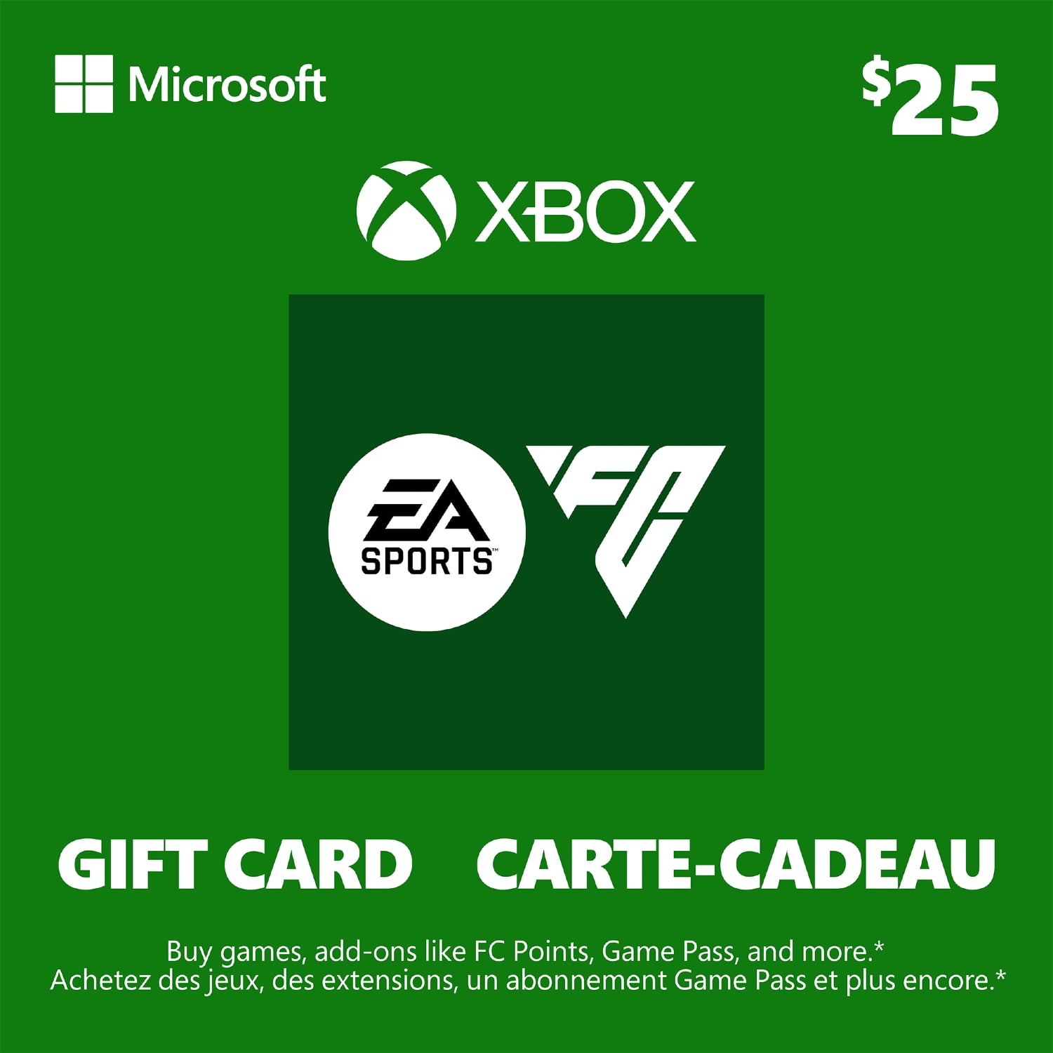 Click here for $25 Xbox Gift Card (Digital Code) prices