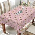 60x60in Square Printed Tablecloth Easy-Care Decorative Table Cloth for ...