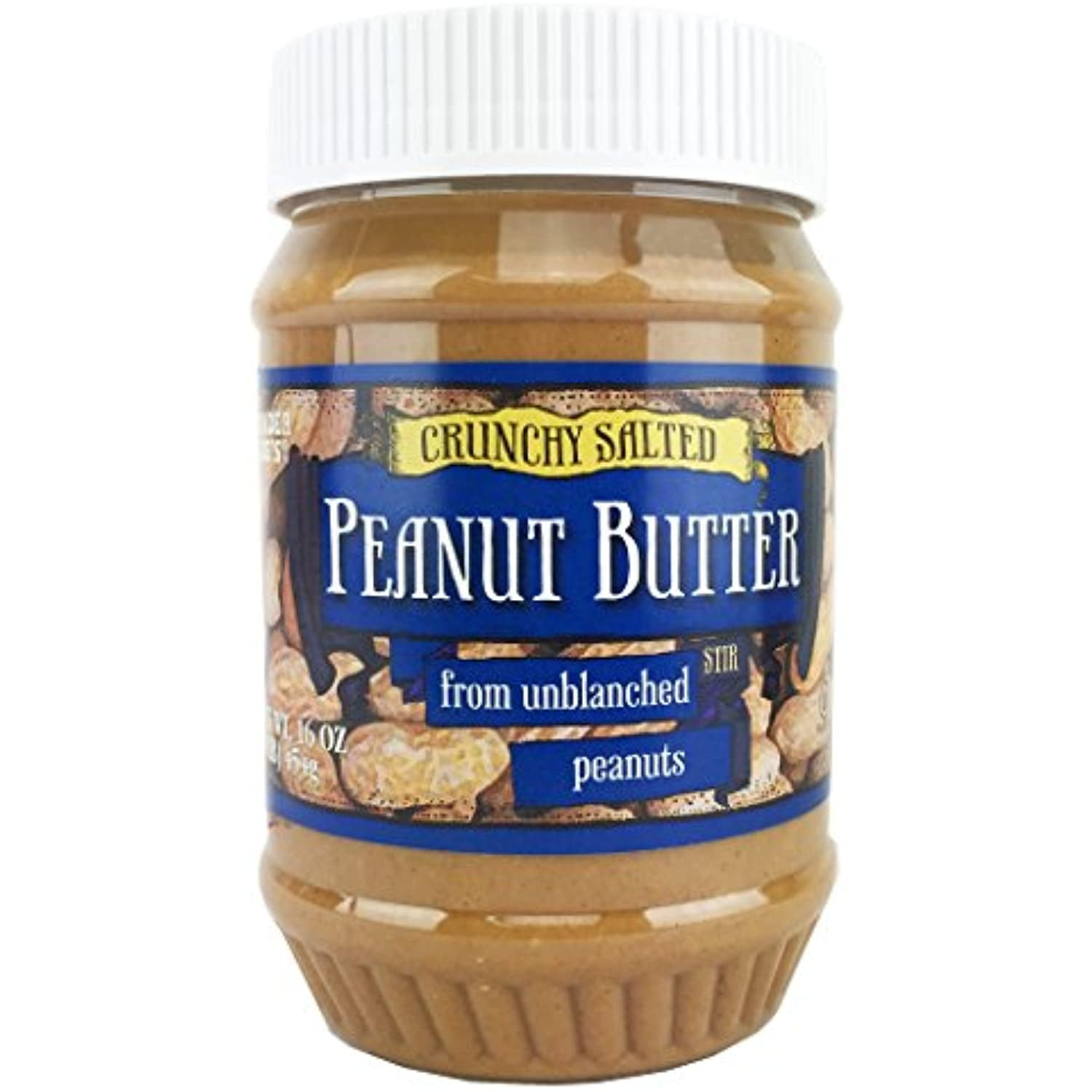 TJ Crunchy Salted Peanut Butter From Unblanched Peanuts - Walmart.com