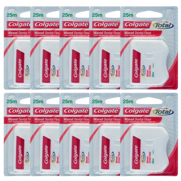 Colgate Total Dental Floss (Pack Of 10) - Walmart.ca