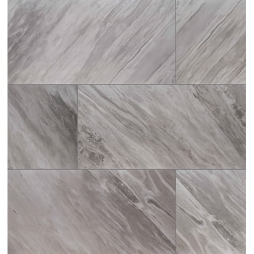 MSI Eden Dolomite 12 in. x 24 in. Polished Porcelain Floor And Wall ...