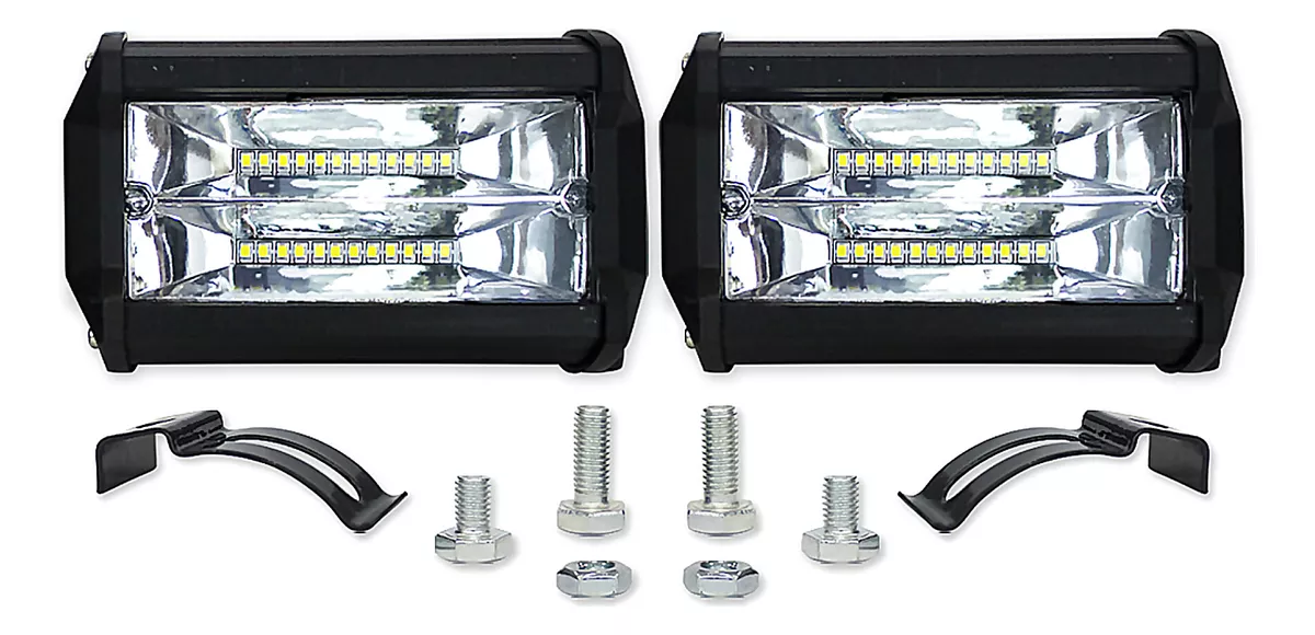 Tunelight Set De Faros 24 Leds Para Autos Todo Terreno 96w | Bodega ...