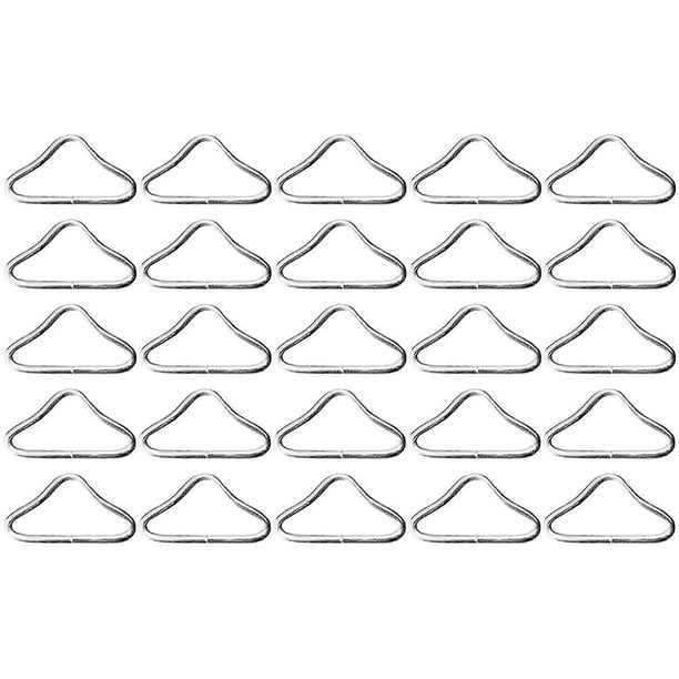 30pcs Trampoline Triangle Buckles Metal Triangle Ring Buckles Triangle ...