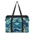 ADECORIVY Crab Reusable Grocery Bags, Foldable Reusable Shopping Bags ...