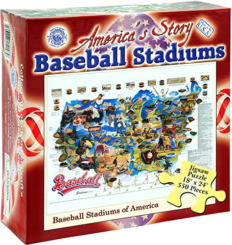 Baseball Stadiums 550 Piece Jigsaw Puzzle | Walmart Canada