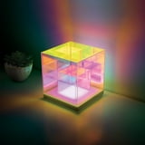 Merkury Innovations Infinity Cube Night Light - Iridescent Effect ...