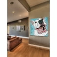 "White Pittie" Painting Print on Wrapped Canvas - Walmart.com