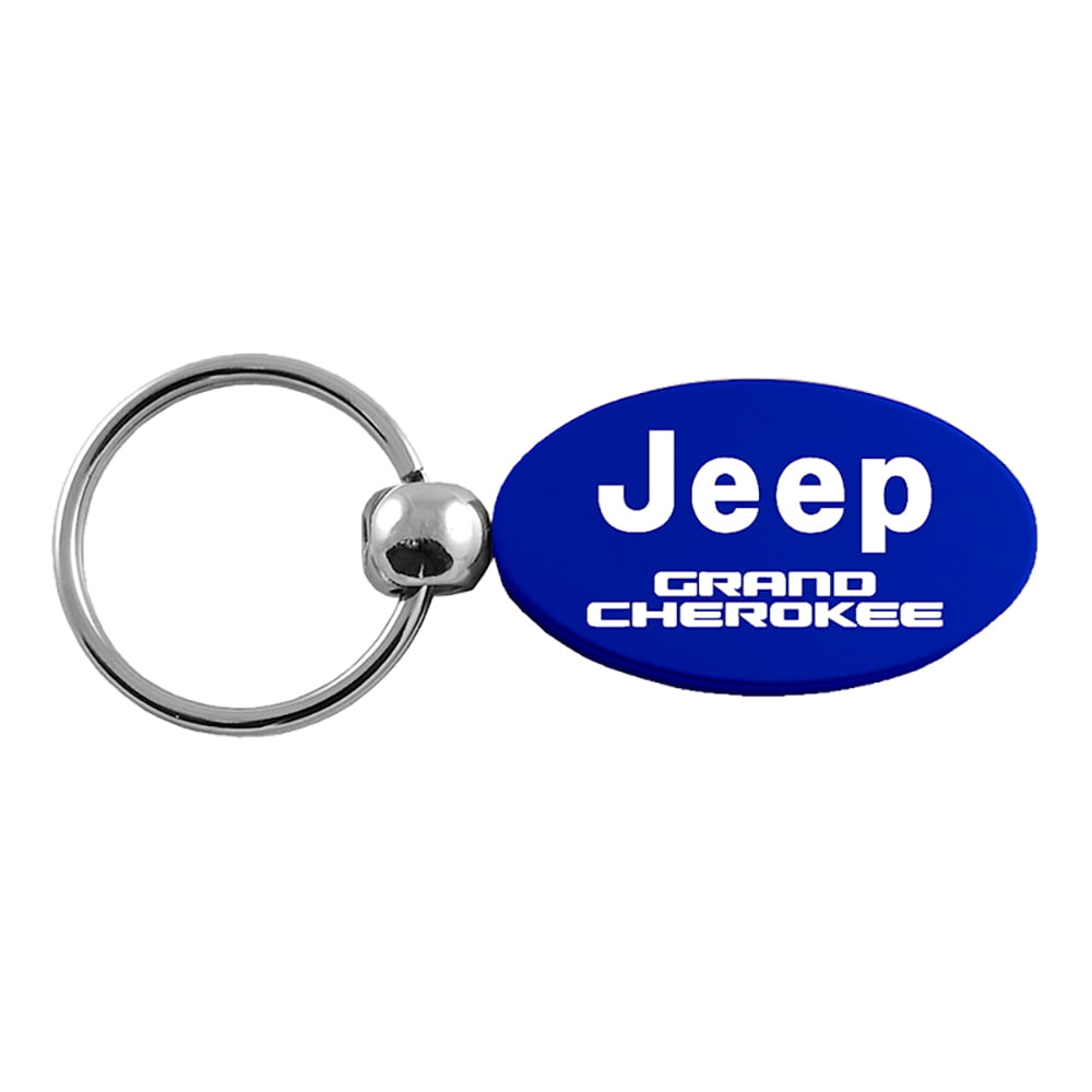 Jeep Grand Cherokee Keychain & Keyring - Blue Oval - Walmart.com