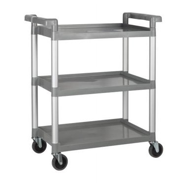 winco usa 3-tier utility cart, gray - Walmart.com