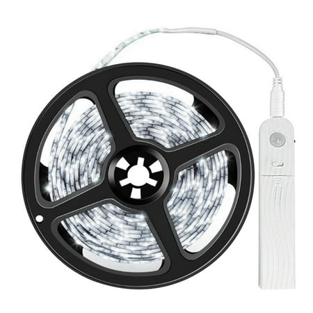 LED Strip Lights 3.28ft 6500K Cool White Tape Light with Motion Sensor ...