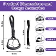 2-in-1 Car Assist Handle Kit | Adjustable Overhead & Backseat Grab Bar ...